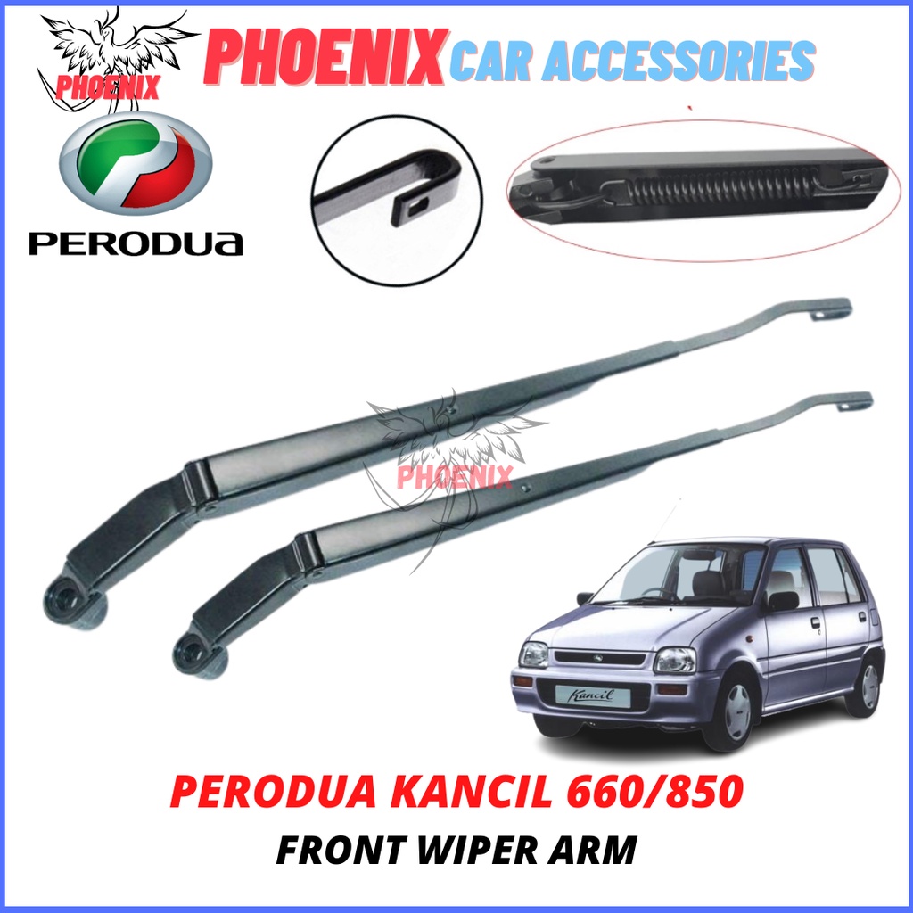 PERODUA KANCIL 660 850 FRONT WIPER ARM LH RH SET (OEM) BESI WIPER DEPAN ...