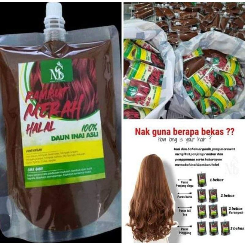 first delivery ( inai rambut halal) | Shopee Malaysia