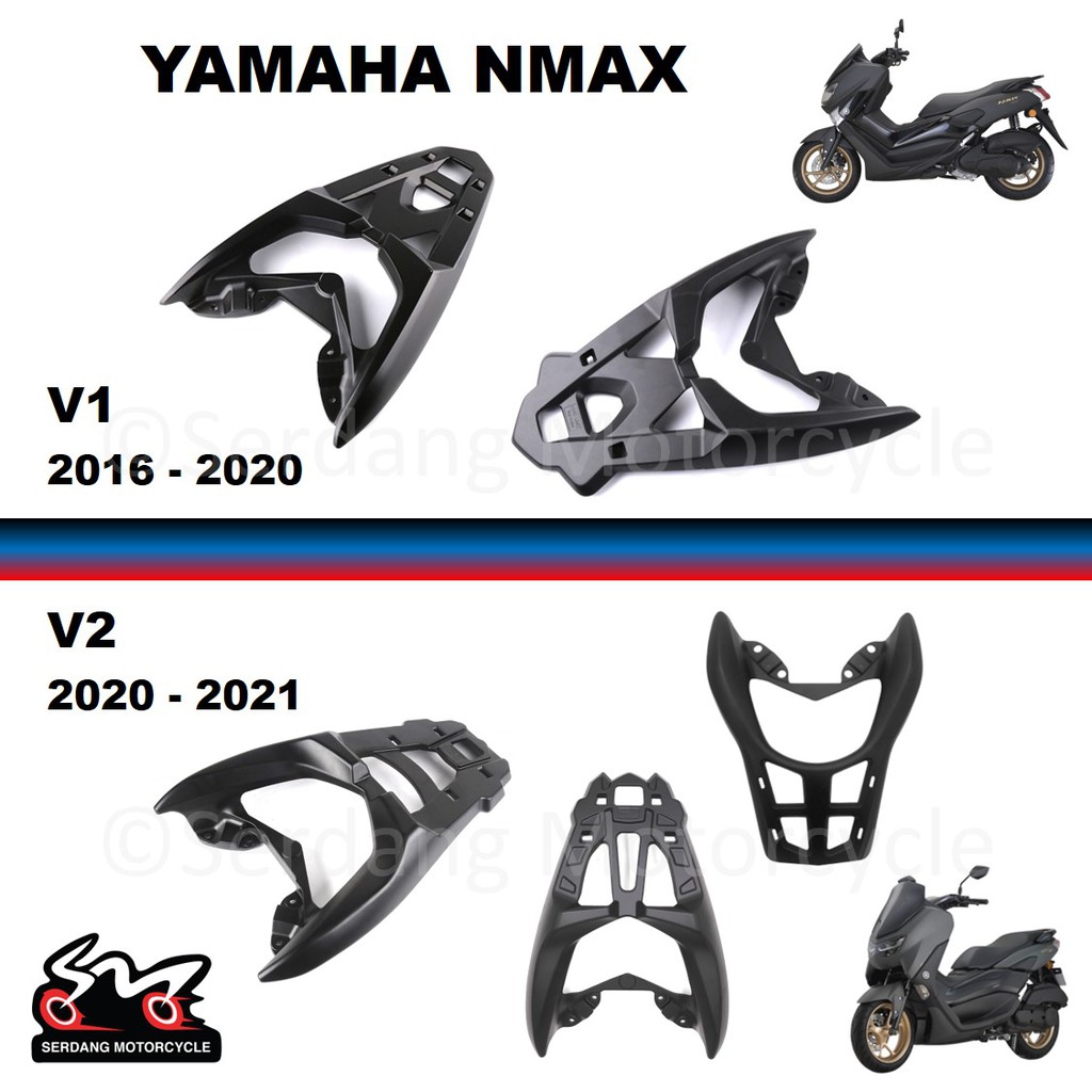 Yamaha NMAX 155 Top Rack Bracket Box Kotak Motorcycle Rak Pemegang ...