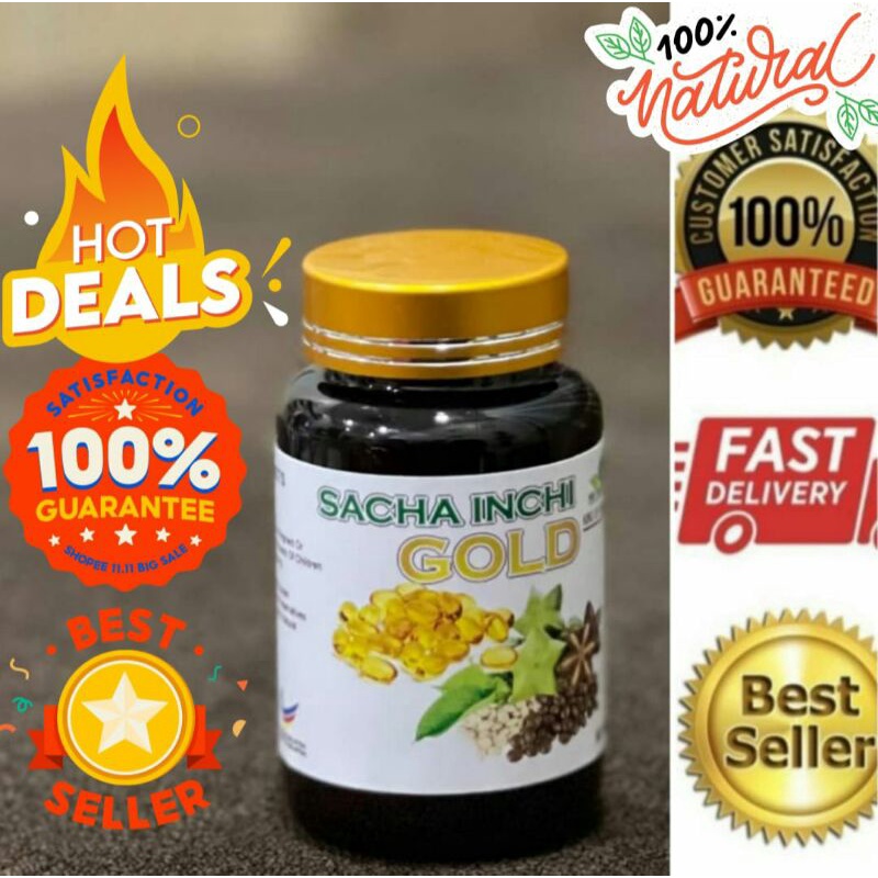 Original Sacha Inchi Gold 500mg(65biji softgel) | Shopee Malaysia