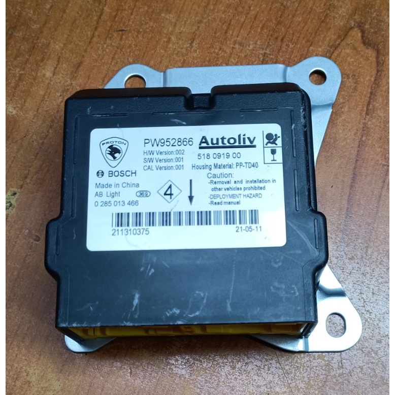 PROTON SAGA NEW AIR BAG ECU ORIGINAL PW952866 AUTOLIV READY STOCK ...