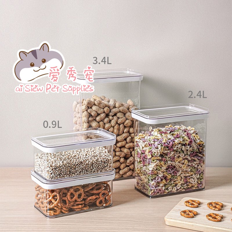 [Premium Quality] 100% Airtight Food Storage Clear Containers 900ml ...