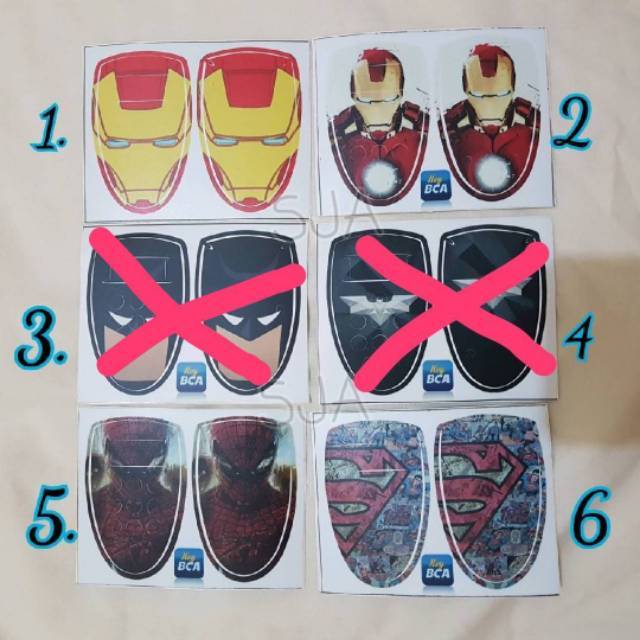 Skin / Sticker Token eBanking / Skin Key BCA, Mandiri, BNI, BRI ...