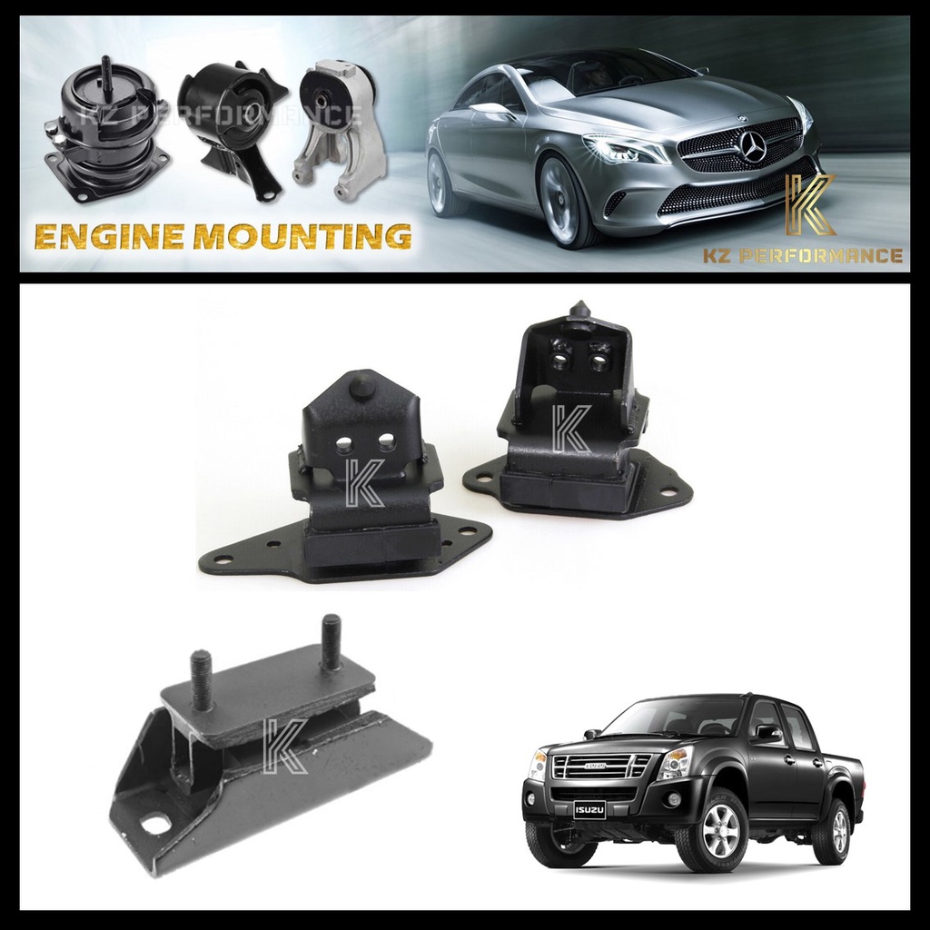 ISUZU D-MAX 4WD 2.5CC 3.0CC 2002-2012 / DMAX ENGINE MOUNTING SET ...