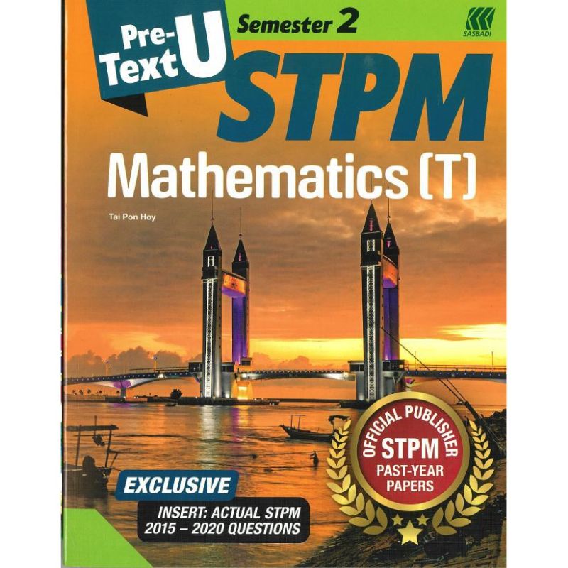 [Sasbadi] Pre-U Text STPM - Mathematics (T) (Semester/Penggal 2 ...