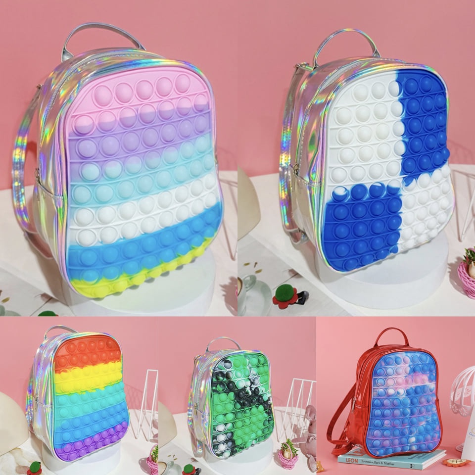 Nursery / Kindergarten Tuition casual School Bag Backpack Pop it popit ...