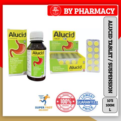 Alucid tablet 10'S/ Suspension 100ml (ubat gastrik / gastric/gas ...