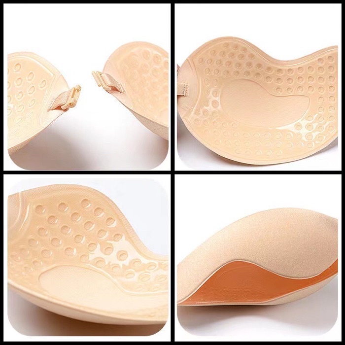 (Ready stock) Backless Strapless Invisible Bras Mango Shade Magic Push ...