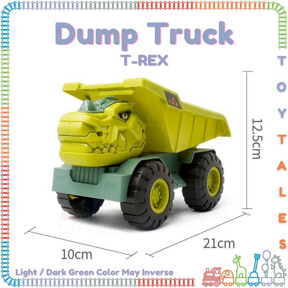Dino Construction Vehicles Toys [ LARGE ] Jurassic Kids Dinosaur ...