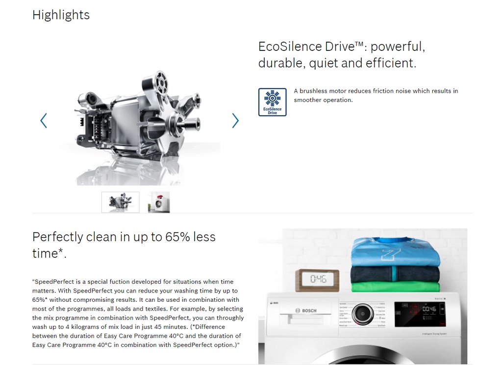 Bosch WGG254A0SG 10kg Series 6 Front Load Washing Machine | ESH ...