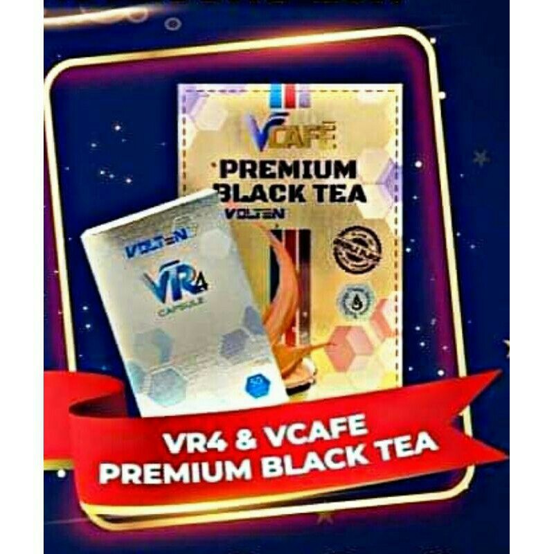 📢NeW VCAFE PREMIUM BLACK TEA 20SACHET +VR4 50CAPSUL📢 | Shopee Malaysia