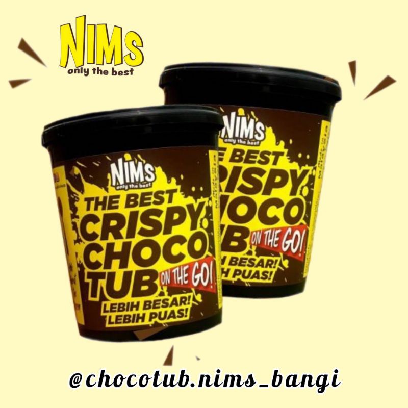 NIMS CRISPY CHOCOTUB 😋 CHOCO RICE // CHOCO BALL // COCO CRUNCH // CHOCO ...
