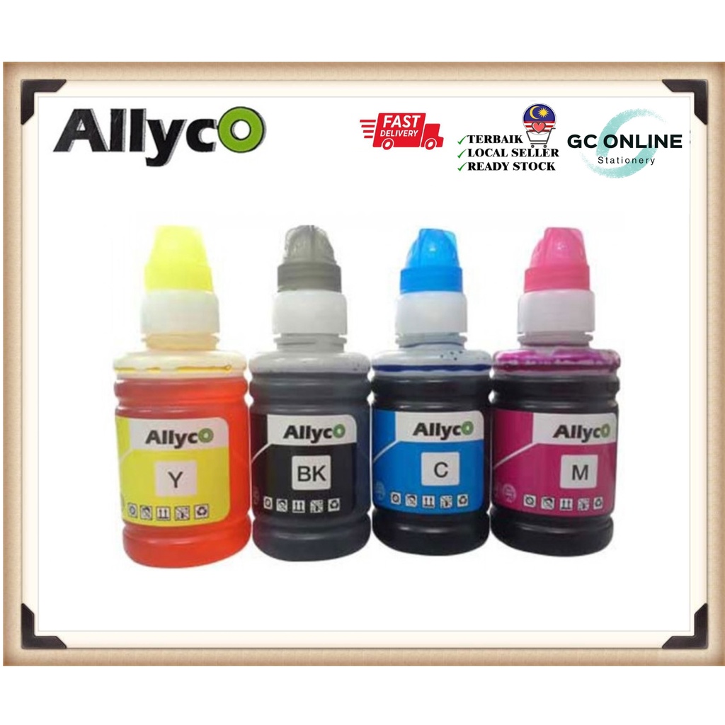 Allyco Ink Tank Printer 100ml Bottle Refill Ink / Ink Refill Printer ...