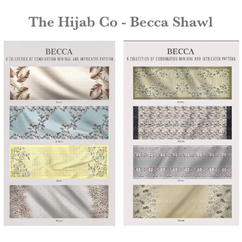 The Hijab Co Becca Shawl - Super comfy, Lightweight and breathable ...