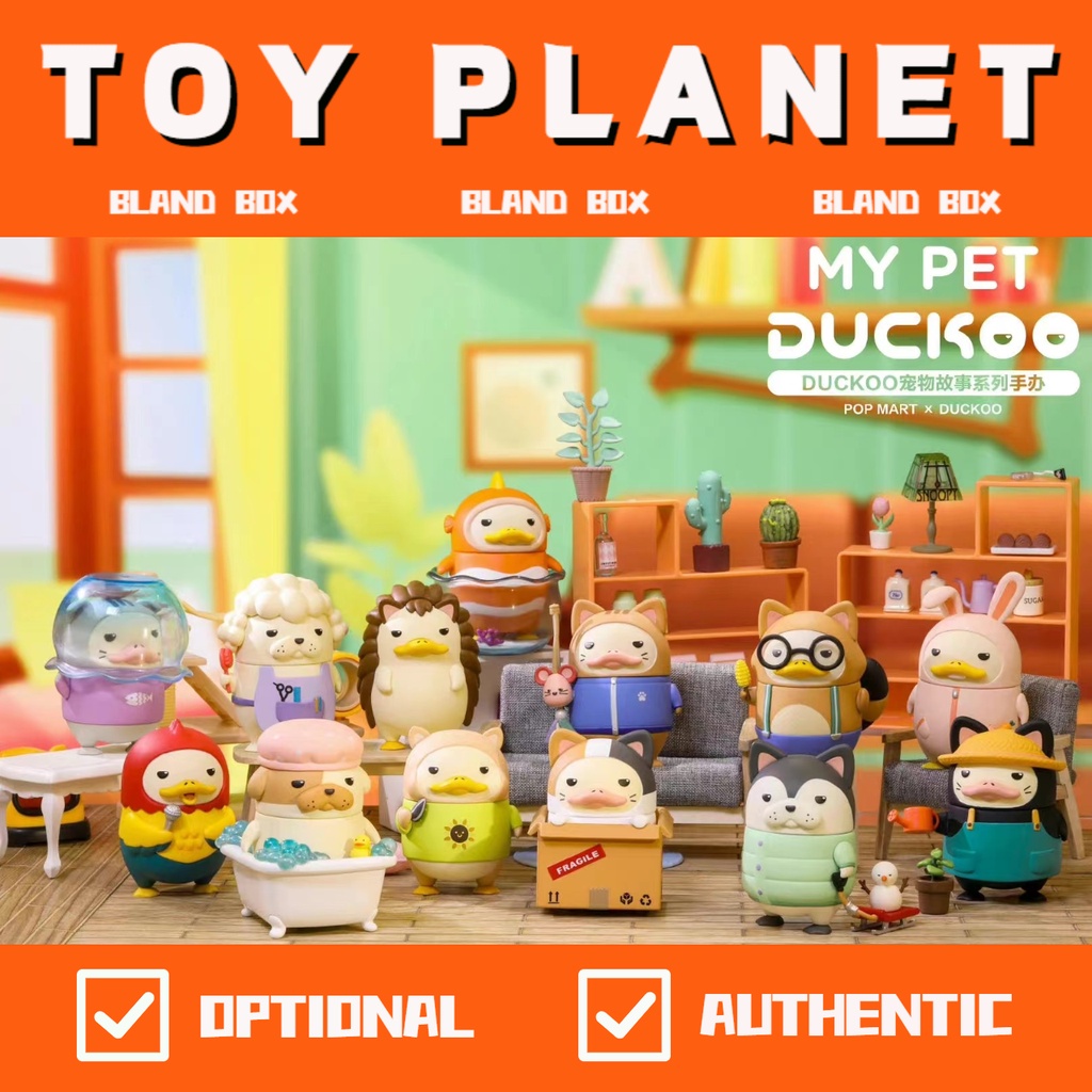 [TOY PLANET] POP MART Popmart ART TOY DUCKOO Pet story series Blind Box ...