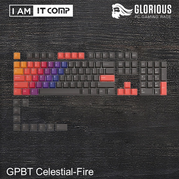 Glorious PBT Celestial Series Key Caps ( Fire / Ice ) | Shopee Malaysia