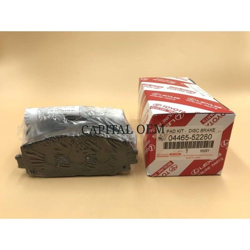 04465-52260 TOYOTA BRAKE PAD FRT VIOS NCP93 (J) SPEC, ALZA NEW 2014 ...