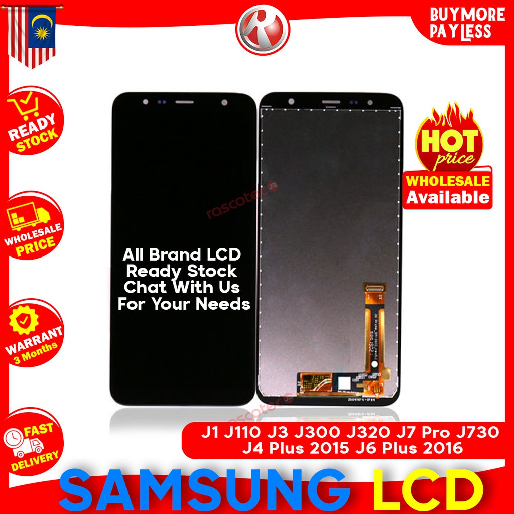 Samsung J1 J3 J4 J6 J7 J6 Plus J110 J300 J320 2015 2016 J710 C710 LCD Touch Screen Digitizer ...