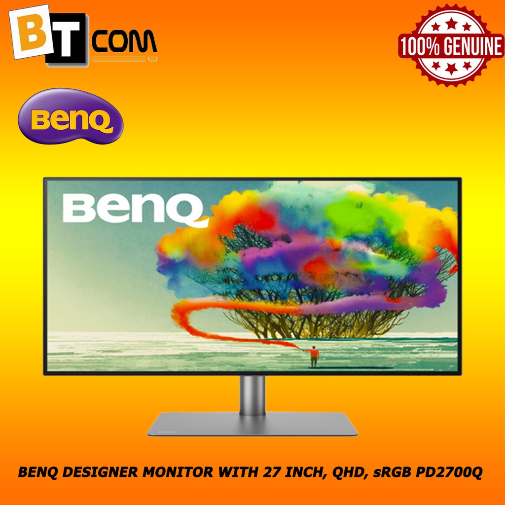 BenQ Designer Monitor with 27 inch, QHD, sRGB PD2700Q | Shopee Malaysia
