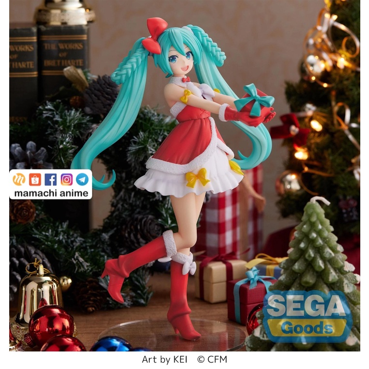 【READY STOCK】SEGA Hatsune Miku SPM Figure Hatsune Miku Christmas 2022 ...
