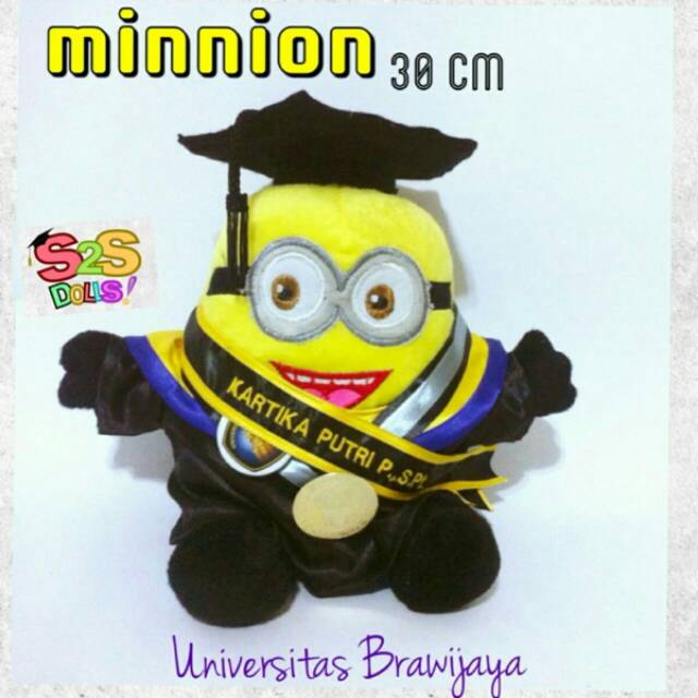 Graduation Minion Papoy | Papoy Minion Graduation Souvenir | Shopee ...