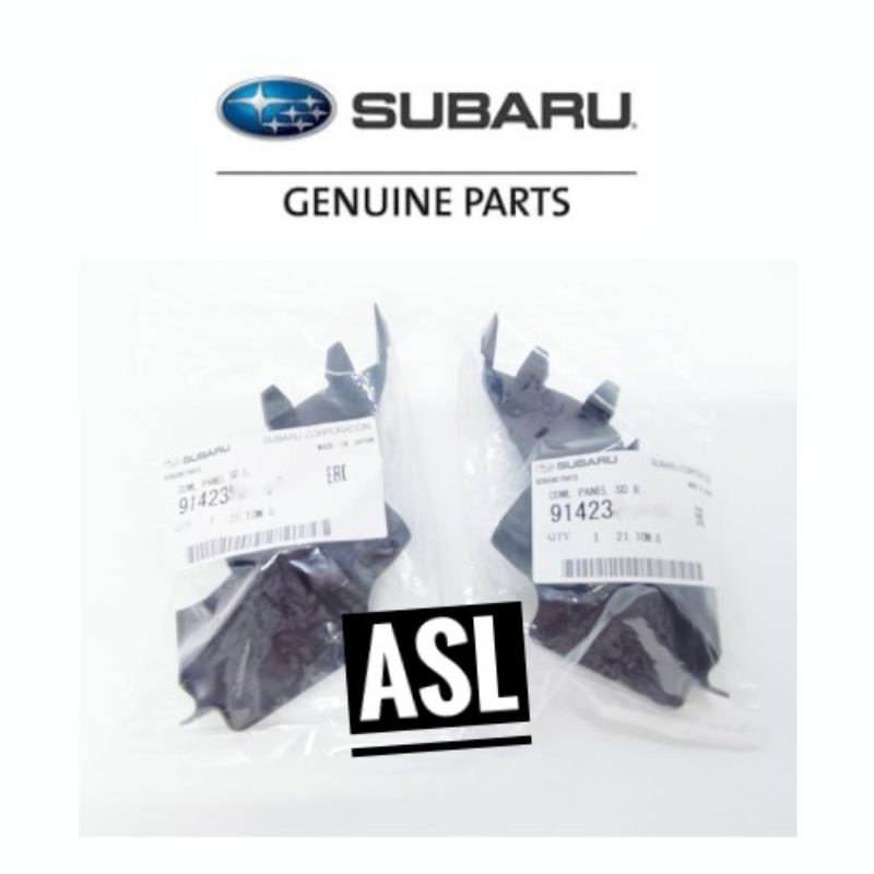 Genuine Subaru 1 pair RH+LH Cowl Panel Protector GDB V9 Impreza WRX STI ...