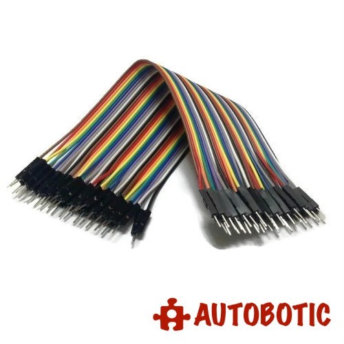 Male to Male Arduino Breadboard Dupont Jumper Wires (40p-20cm) | Shopee ...