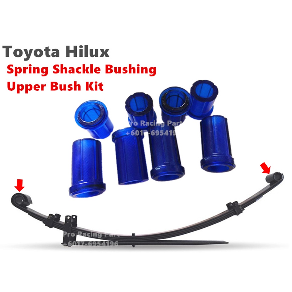 TOYOTA HILUX VIGO REVO Rear Poly Spring Shackle Bushing ( 8pieces Bush ...