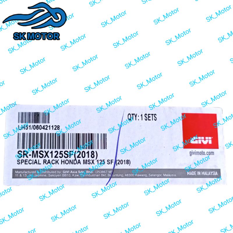 GIVI Honda ADV 150 160 AIR BLADE 125 Fi CB250R MSX125 SF (2018) MSX 125 ...