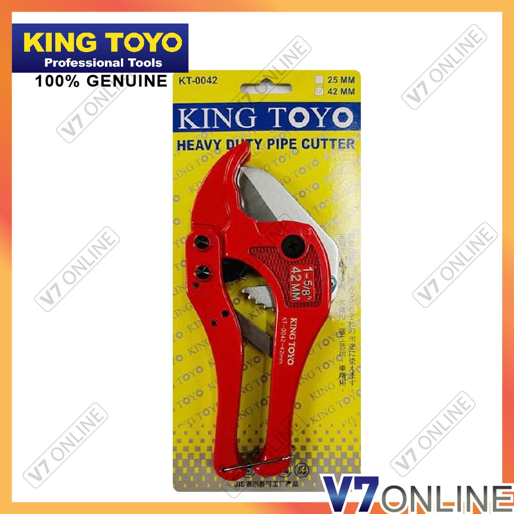 KING TOYO Heavy Duty PVC Pipe Cutter (KT-0042) | Shopee Malaysia
