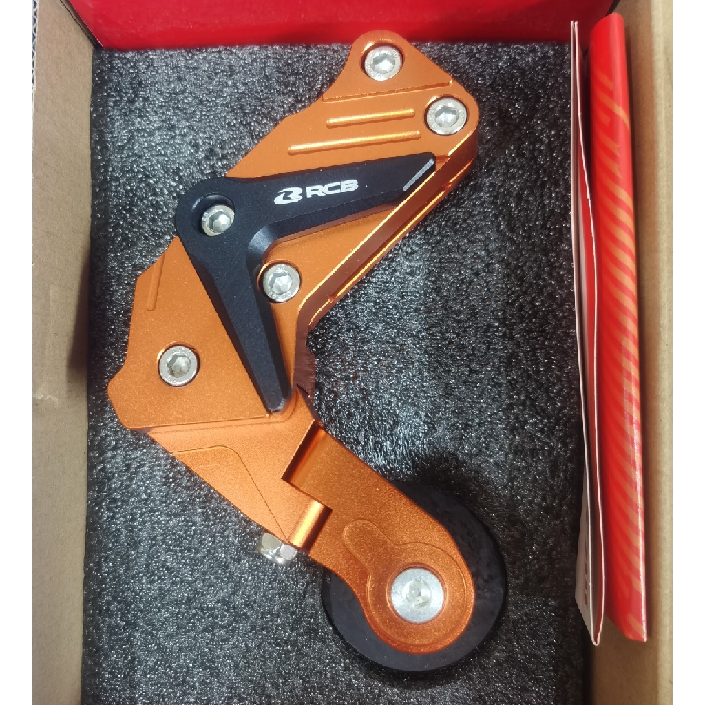 RACING BOY AUTO CHAIN TENSIONER V3 (50MM) ORANGE | Shopee Malaysia