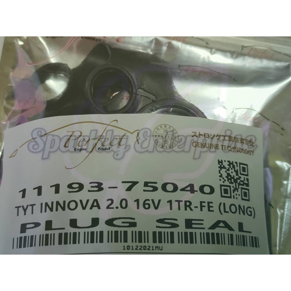 TOYOTA INNOVA 2.0 16V 1TR-FR ( LONG ) PLUG SEAL 11193-75040 | Shopee ...