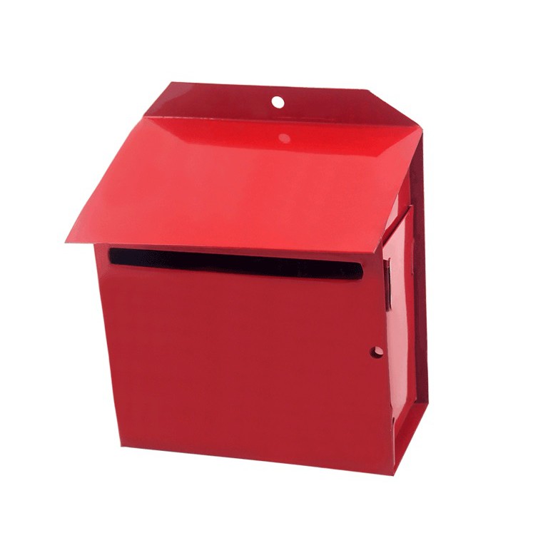 Peti Surat Besi Iron Metal Letter Box Red Mail Box | Shopee Malaysia