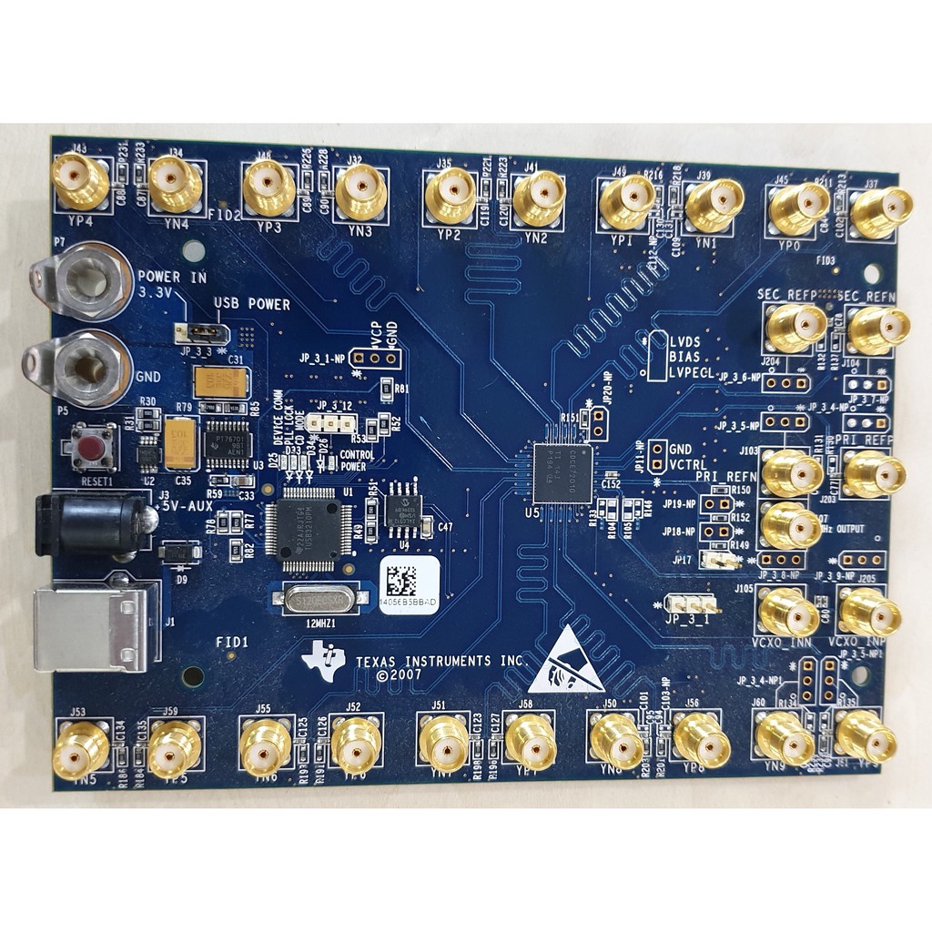 Cdce72010evm 10-channel frequency generator and synchronization Kit | Shopee Malaysia