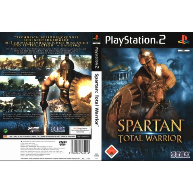 PS2 GAME COLLECTION (Spartan: Total Warrior) | Shopee Malaysia
