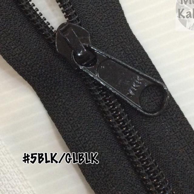 #BJ202005 (meter) Zip Potong YKK Nylon Saiz #5 YKK Zipper dgn Kepala Zipper Head @ 37 Pilihan ...