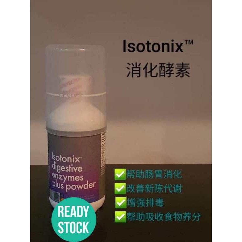Isotonix™ Digestive Enzymes Plus Powder - Single Bottle (30 Servings ...