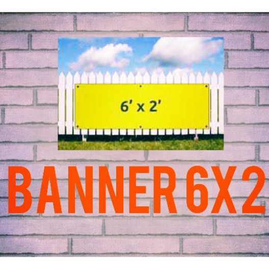 BANNER 6X2 (Custom Design) Design oleh Designer | Shopee Malaysia