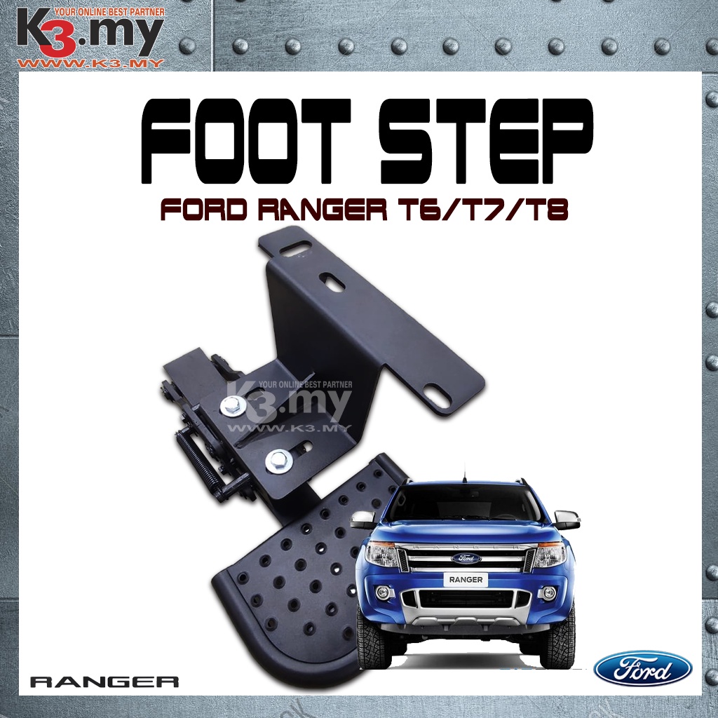Ford Ranger T6/T7/T8 Retractable Back 4x4 Rear Foot Step T-Step Bed ...
