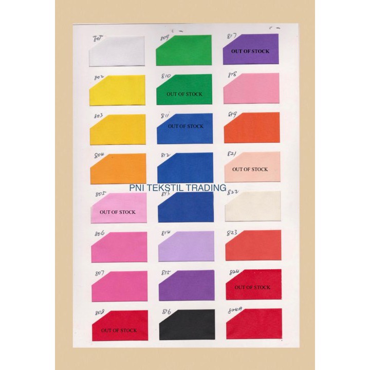 Kain Pongee Bidang 45'' (Roll Form) | Shopee Malaysia