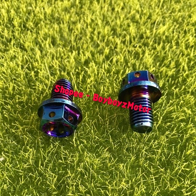 YAMAHA SIDE MIRROR SCREW TITANIUM SKRU SIDE MIRROR | Shopee Malaysia