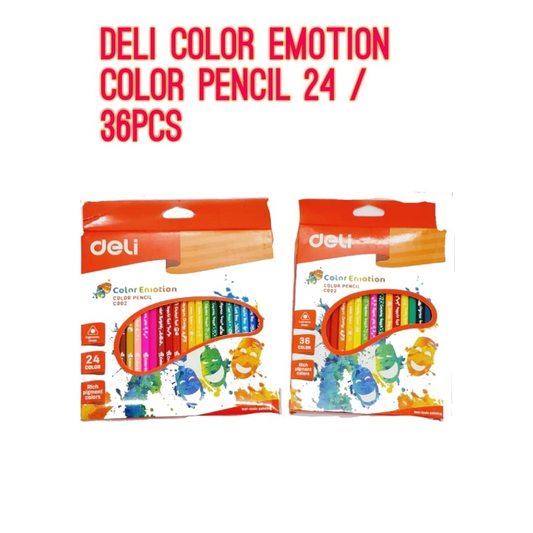Deli Color Emotion Color Pencil [C00220-24COL] / [C00230-36COL ...