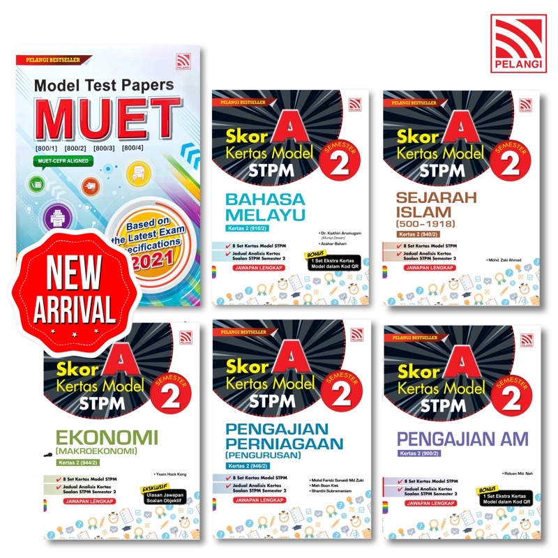 [MBO] Buku Latihan Skor A Kertas Model STPM Semester 2 ( Pelangi ) | Shopee Malaysia