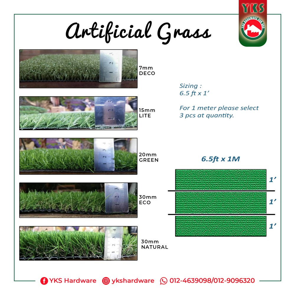 ARTIFICIAL GRASS - RUMPUT TIRUAN / KARPET TIRUAN / RUMPUT PALSU ...