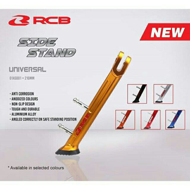 Side Stand Alloy RCB Universal 210mm/185mm | Shopee Malaysia