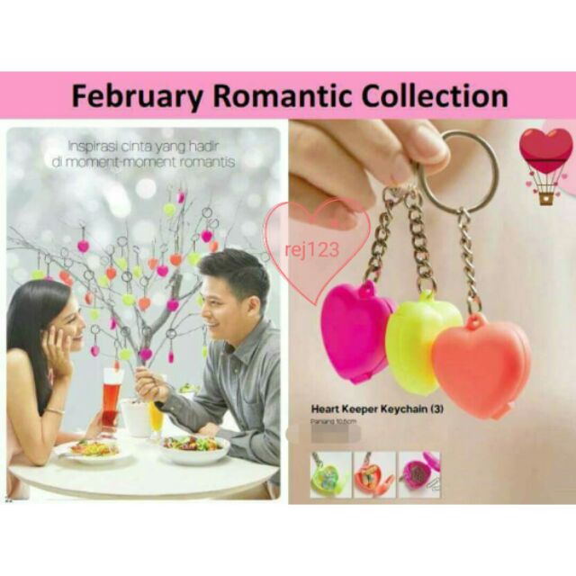 Tupperware heart keeper keychain (3pcs) | Shopee Malaysia