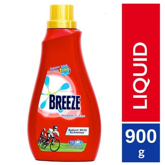 BREEZE LIQUID DETERGENNT POWER CLEAN - 900G | Shopee Malaysia