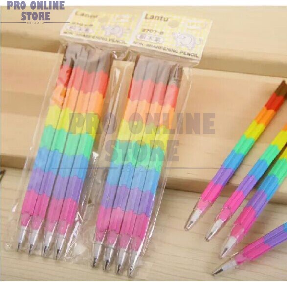 CREATIVE COLOURFUL BUILDING BLOCK PENCIL (4PCS) | Shopee Malaysia