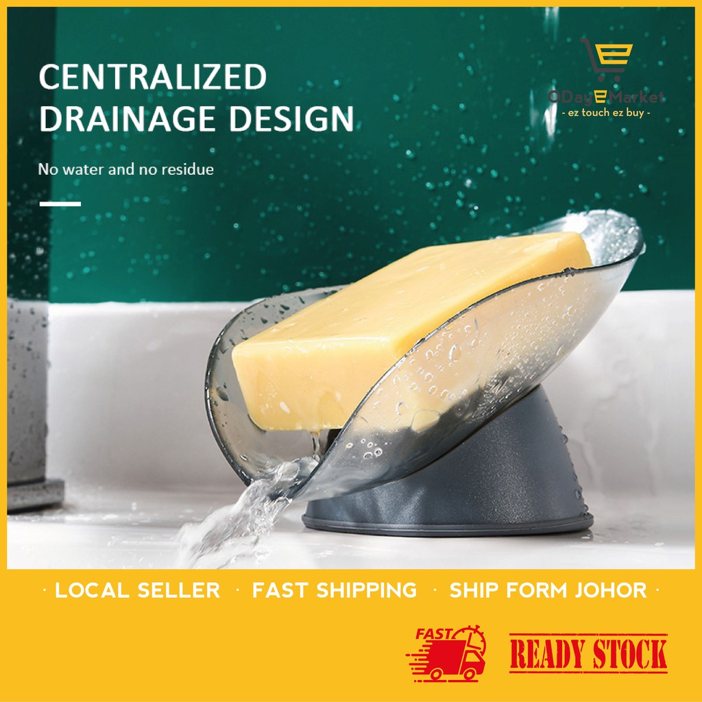 🇲🇾 𝙍𝙚𝙖𝙙𝙮 𝙎𝙩𝙤𝙘𝙠 🔥 Home Soap Box Creative Drain Toilet Soap Rack Free ...