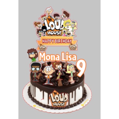 LOUD HOUSE PERSONALIZE CAKE TOPPER SET | Shopee Malaysia